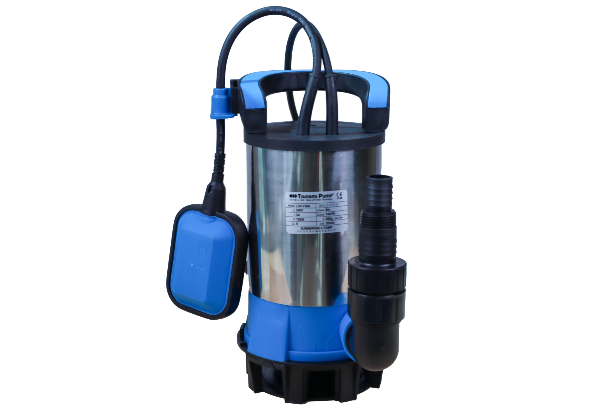 3 in 1 Multi Function Submersible Pump LSP-750 - Tsunami Pump