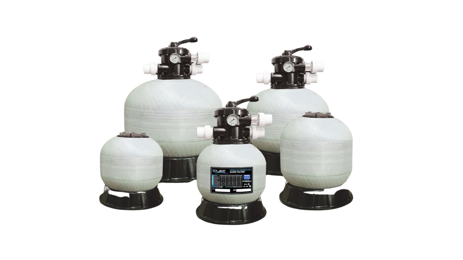 iP-TM900 Fibreglass Swimming Pool Sand Filter - Tsunami Pump